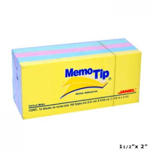 POST- IT MEMO TIP CUBO AMARILLO 3X3 | Onerom